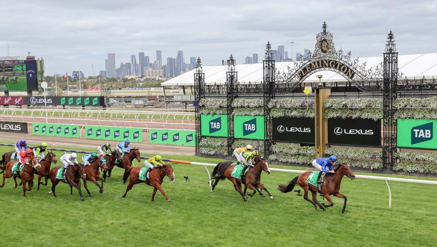 In Secret salutes for team Godolphin in the G1 Coolmore Stud Stakes ...